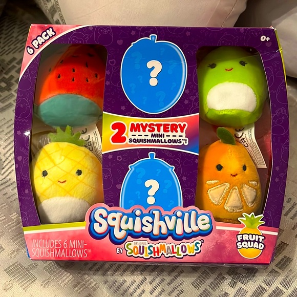 Squishmallows | Toys | Squishville By Squishmallows Mystery Fruit Squad ...